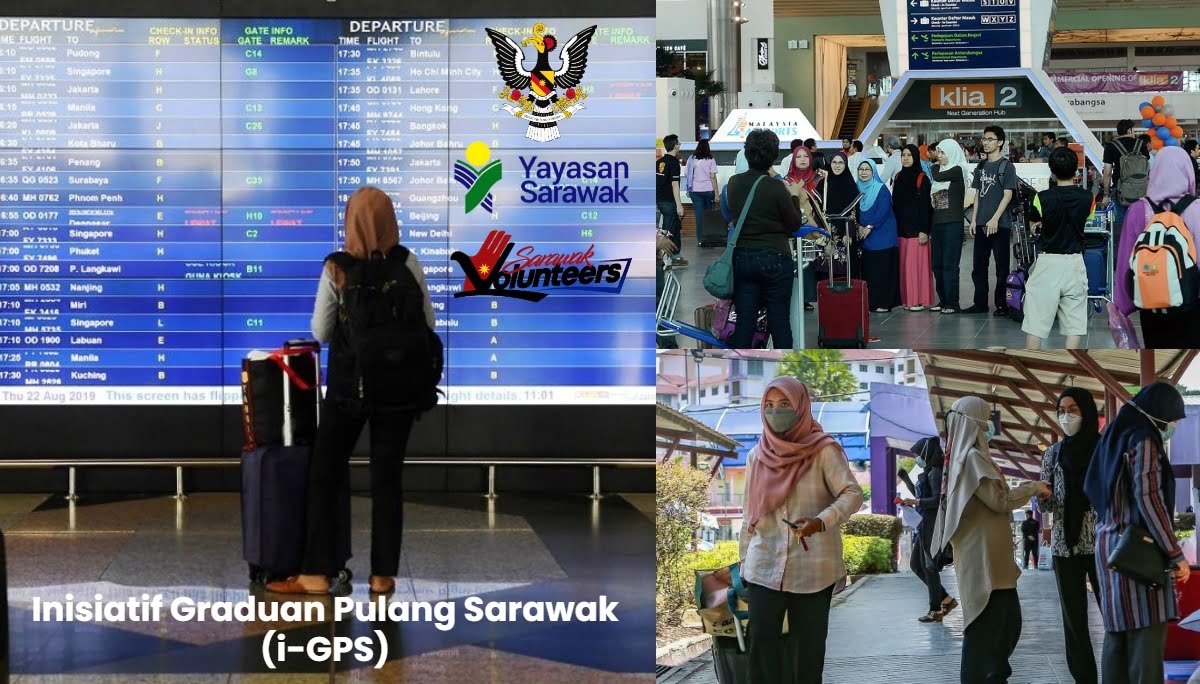 Kerajaan Sarawak Bantu Tampung Kos Tiket Penerbangan Pelajar IPT, Ini Cara Mengisi I-GPS 2023