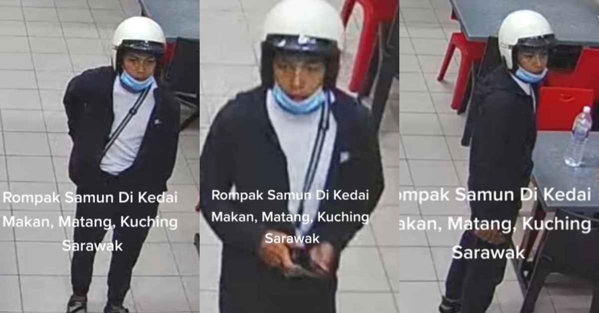 Tular Rakaman CCTV Kejadian Rompakan Kedai Makan Di Jalan Matang