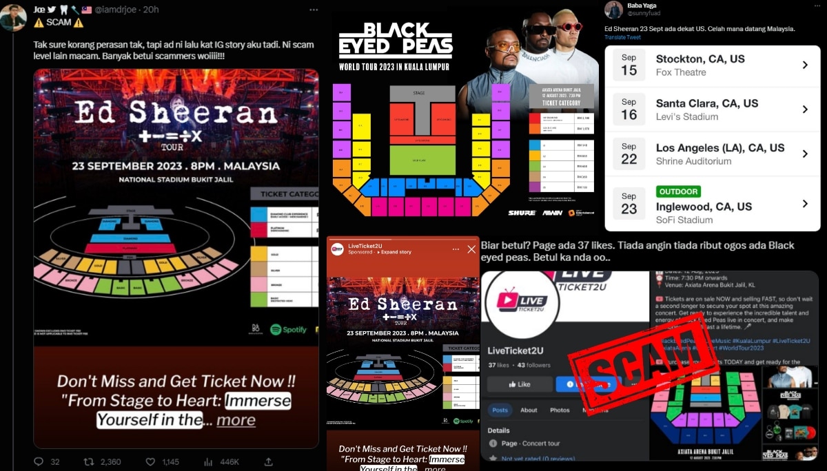 Awas Scammer Kini Target Jual Tiket Konsert, Individu Ini Minta Orang ...