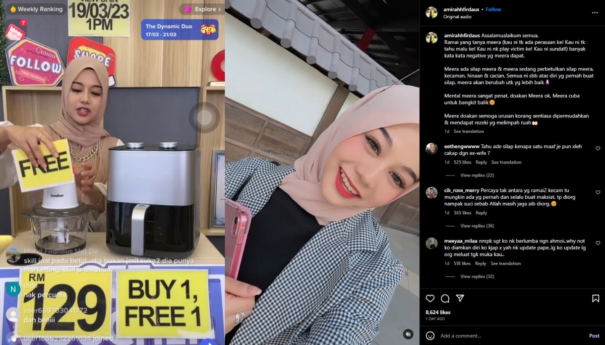 'Pergi Minta Maaf Dekat Ahmoi', Netizen Panas Hati Lihat Mira Kembali ...