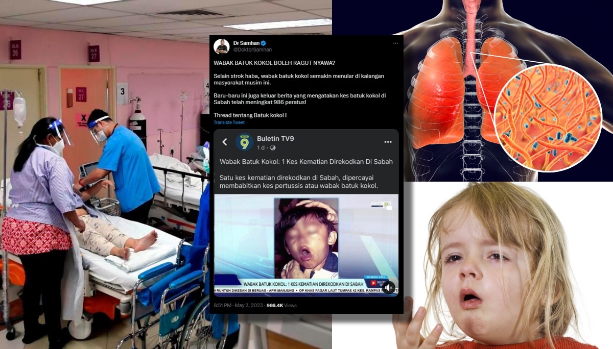 Pernah Rekod Kematian Di Sabah, Kenali Simptom Batuk Kokol Wabak Boleh ...