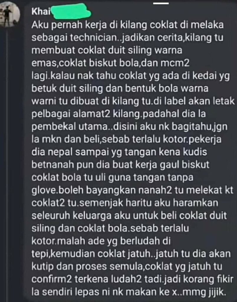Tangan Kudis Bernanah Pun Gaul, Bekas Technician Dedah Coklat Syiling ...