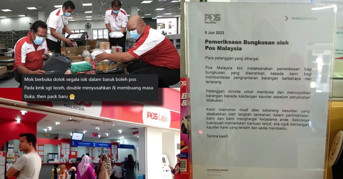 Syarikat Kurier Kini Buat Pemeriksaan Barang Baru Boleh Pos, Individu Ini Luah Rasa Leceh Buat ...