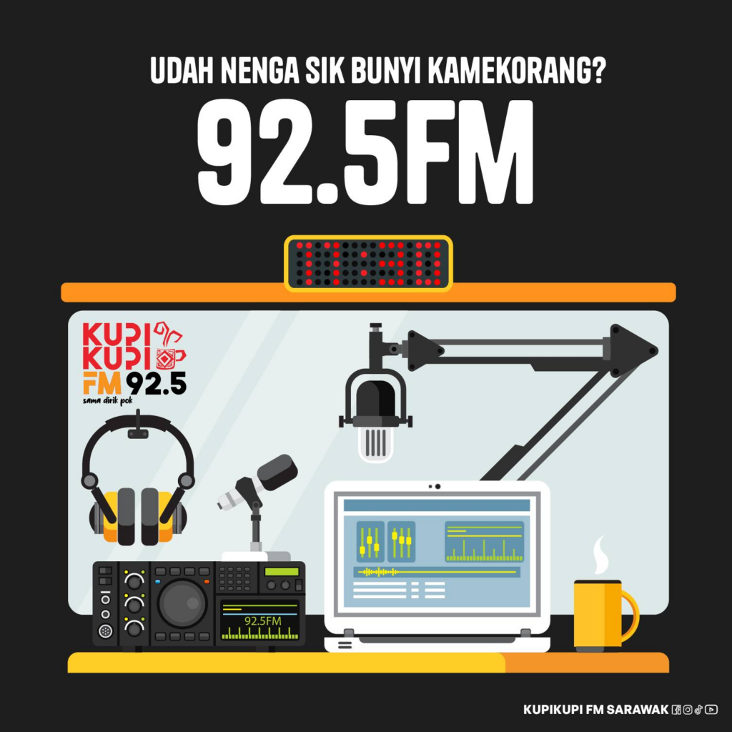 Hype Muzik 'Sama Dirik', Kupikupifm Frekuensi Radio Baru Siar Muzik Lokal Sarawak Buat Anda