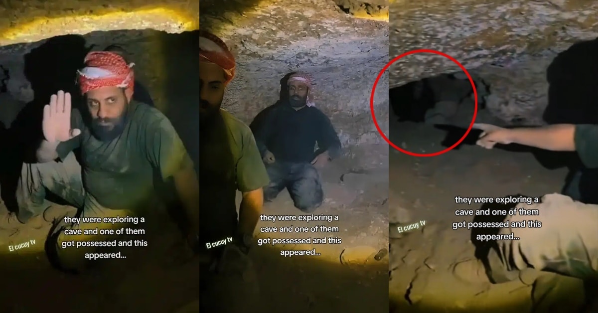 Teroka Gua Bertukar Seram, Mata Lelaki Terbeliak Setelah Muncul Entiti ...
