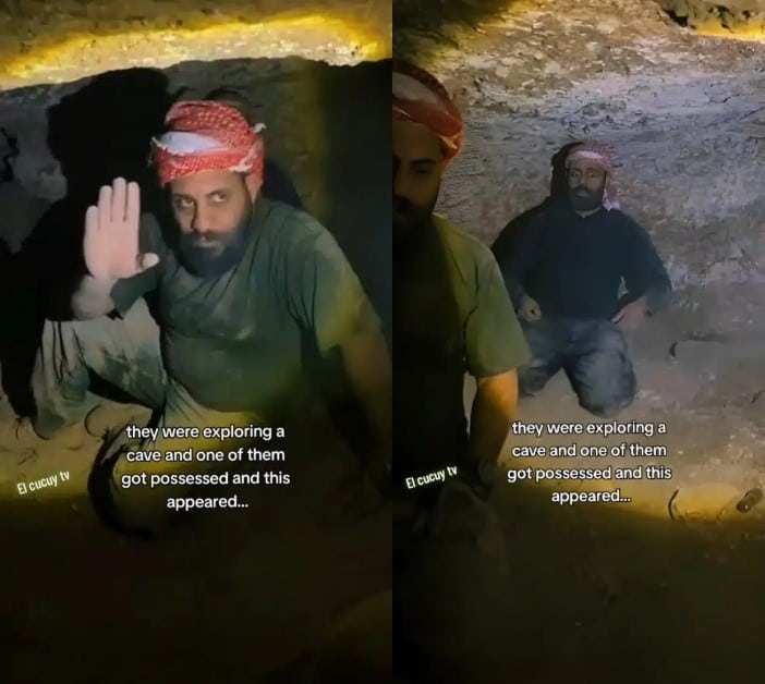 Teroka Gua Bertukar Seram, Mata Lelaki Terbeliak Setelah Muncul Entiti ...