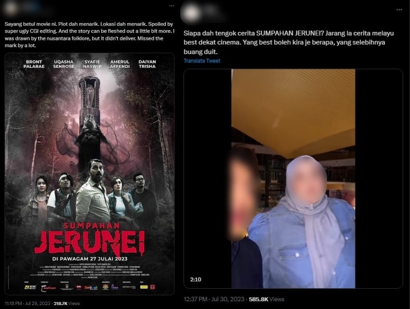 Netizen Review CGI Filem Jerunei 'Hauk', Penerbit Dedah Pengarah CGI ...
