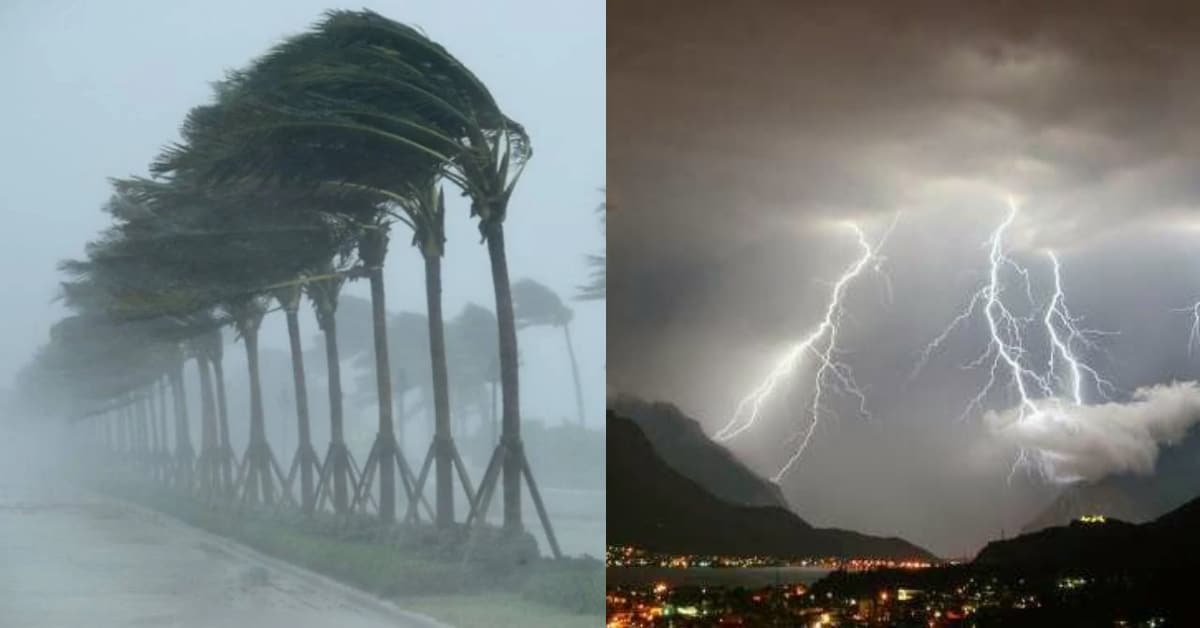 Ribut Petir, Angin Kencang Diramal Melanda Sabah, Sarawak Mulai Esok