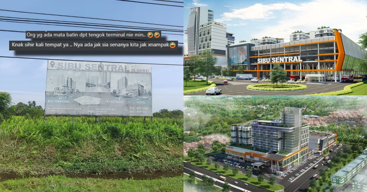 'Hanya Orang Tertentu Je Yang Nampak', Projek Pembangunan Sibu Sentral Jadi Persoalan Netizen