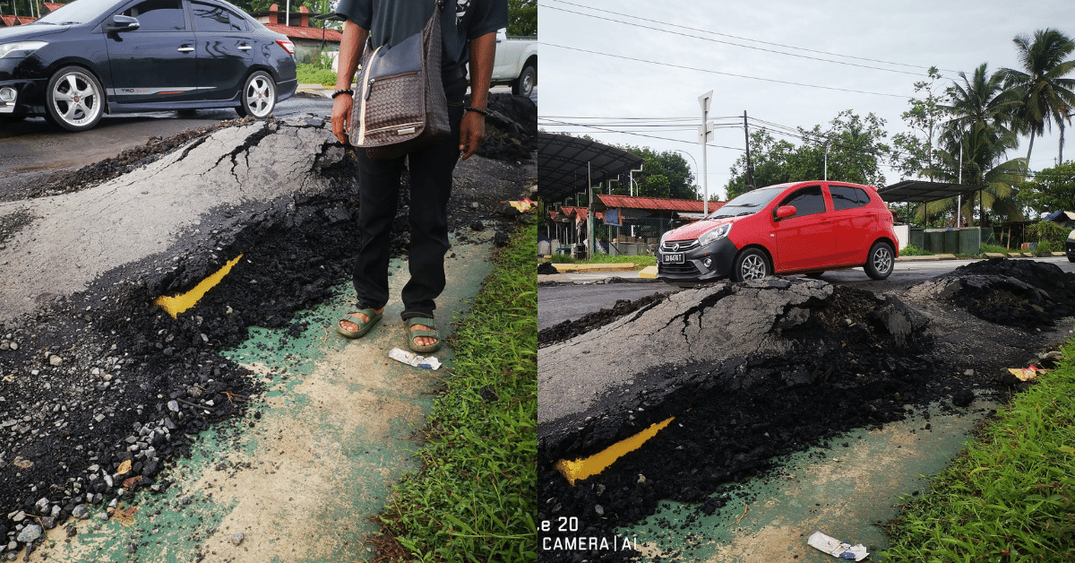 Macam Permukaan Bulan, Keadaan Terkini Sebahagian Jalan Raya Di Sabah ...