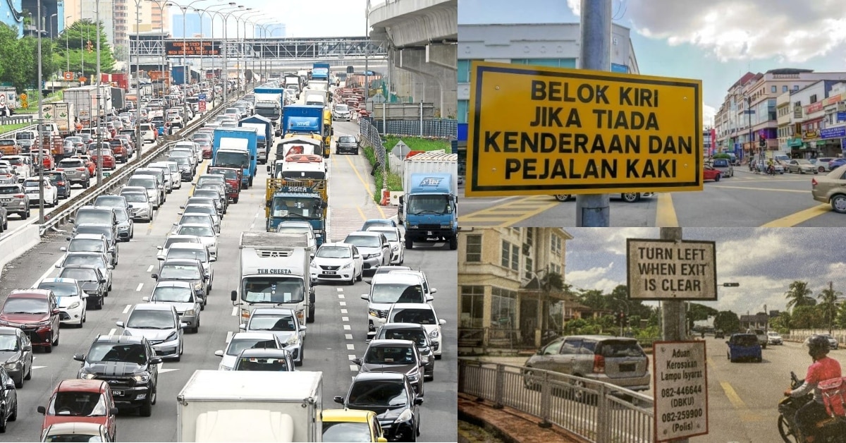 Kuching Bandar Pertama Di Malaysia Guna Papan Tanda 'Belok Kiri Jika ...