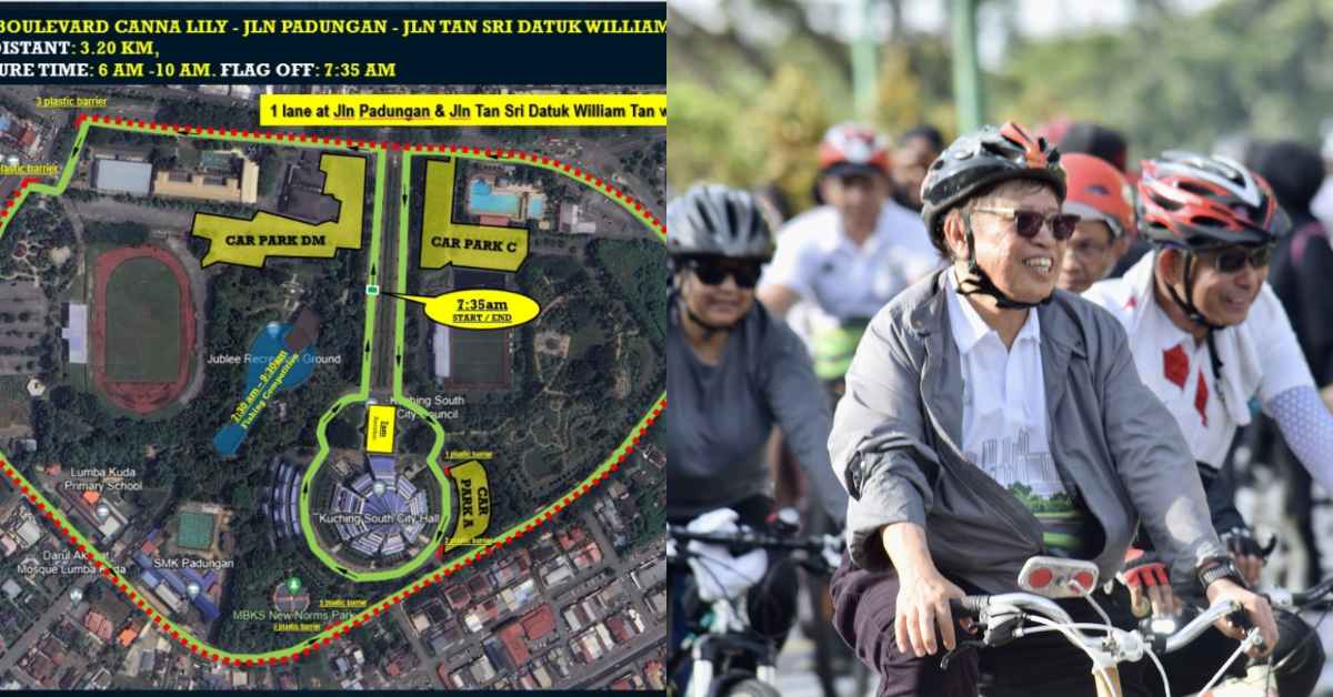 Car Free Day Di Kuching Kini Kembali, Laluan Diperluas Dengan Lebih ...