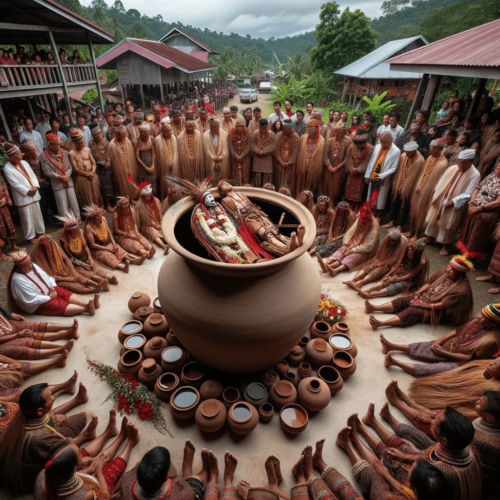 Mayat Disimpan Dalam Tempayan, Ini Adat Unik Kematian Kaum Murut Di Sabah