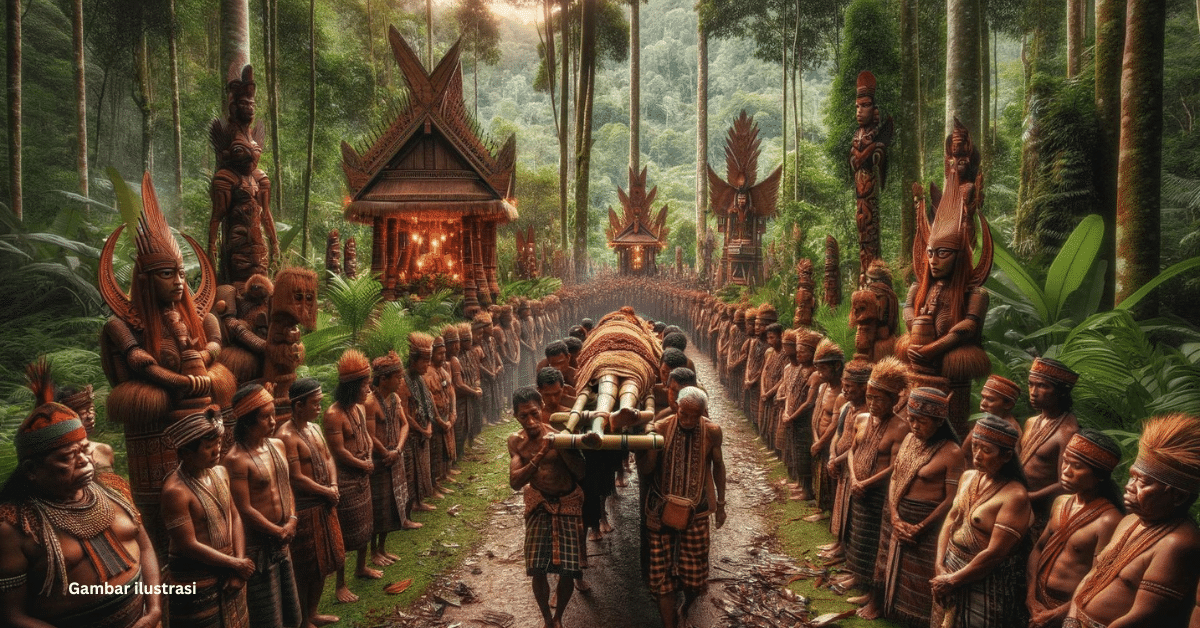 Ini 4 Pengebumian Kuno Di Masyarakat Borneo