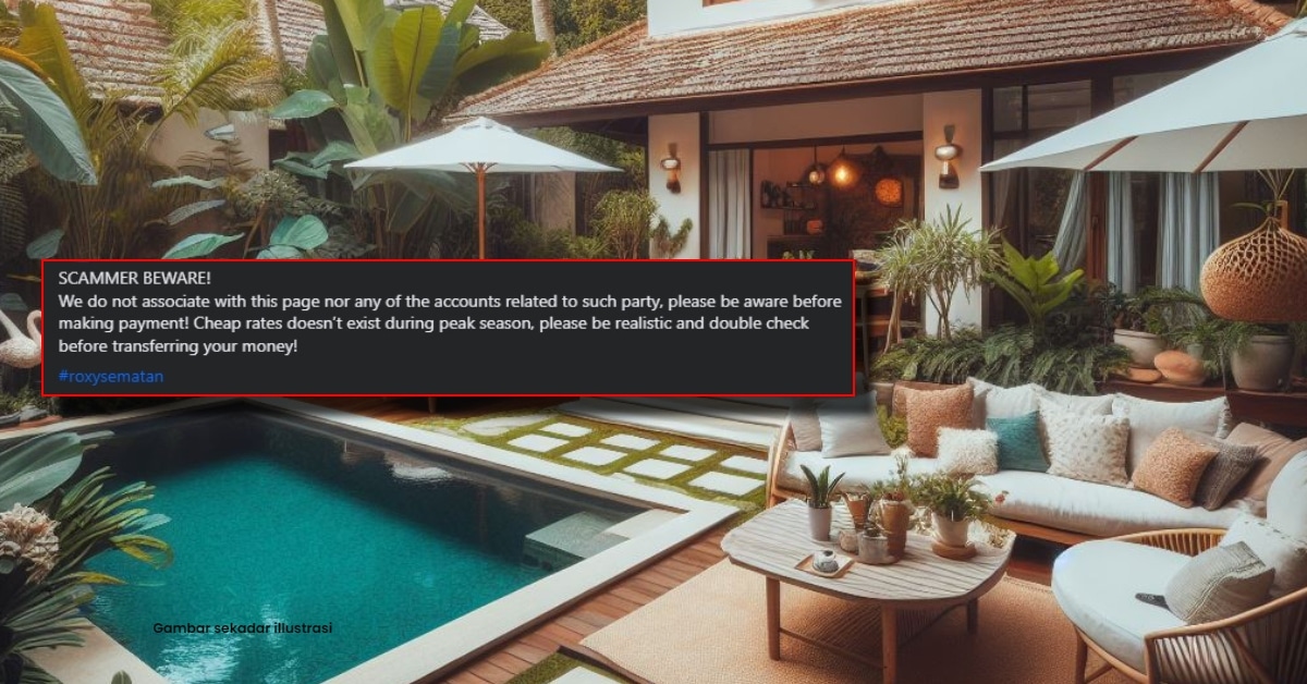 Individu Ini Minta Orang Ramai Waspada Dengan Homestay Palsu Di Sematan