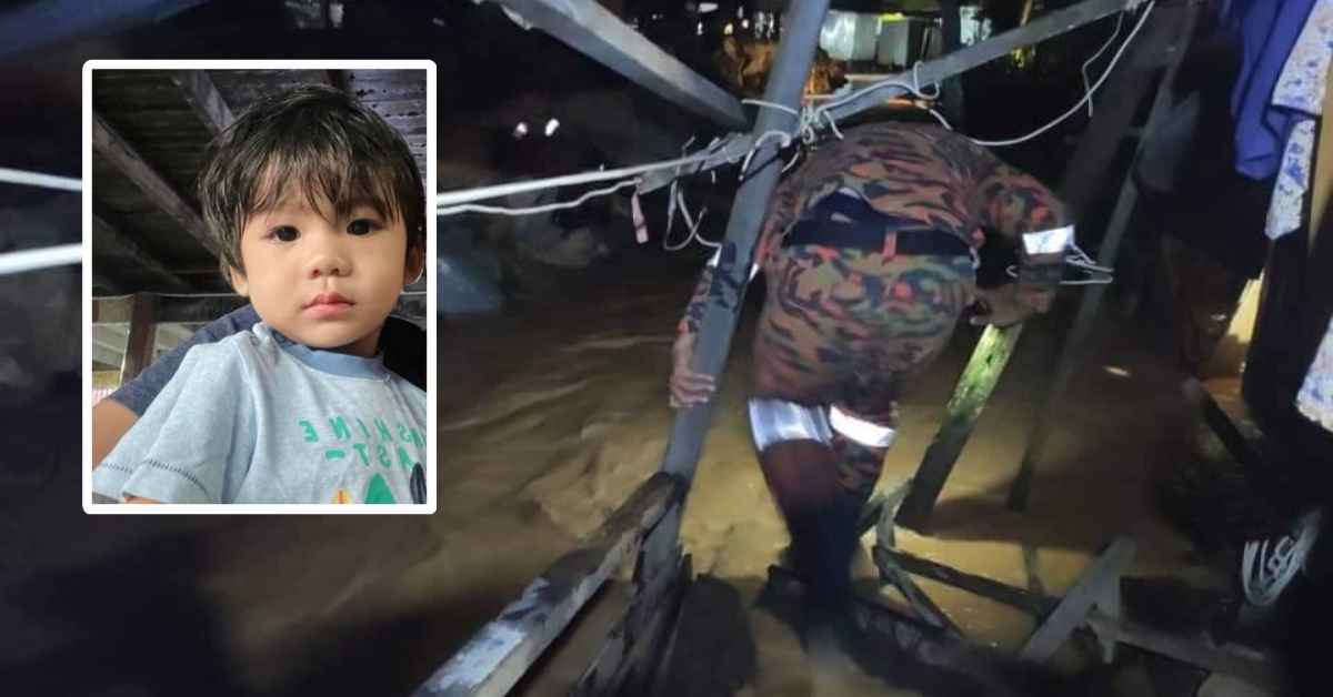 Kanak-Kanak 2 Tahun Maut, Jatuh Sungai Lepas Main Belakang Rumah Di Tawau