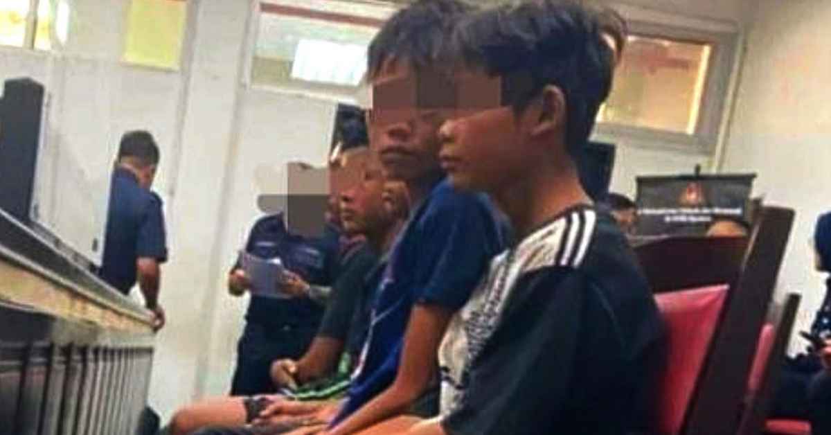 Polis Tahan Tujuh Kanak-Kanak Disyaki Curi Motosikal Di Sibu