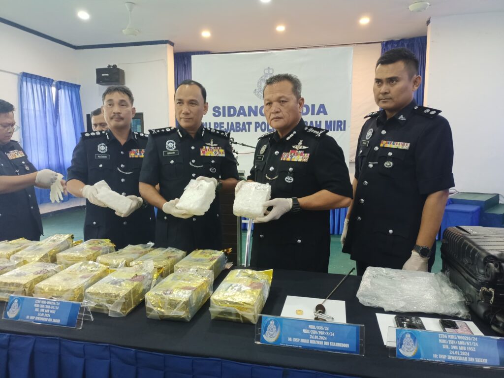 PDRM Sarawak Tumpaskan Sindiket Dadah Terbesar Tahun Ini Bernilai RM ...