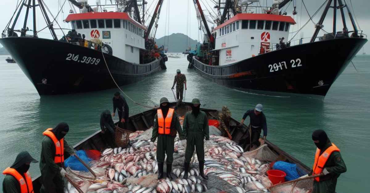 Dua Bot Nelayan Vietnam Dengan Hasil Tangkapan RM3 Juta Ditahan Di Mukah