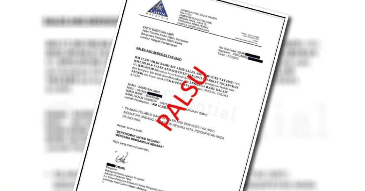 Scammer Menyamar LHDN, Ini Tip Elak Kena Tipu
