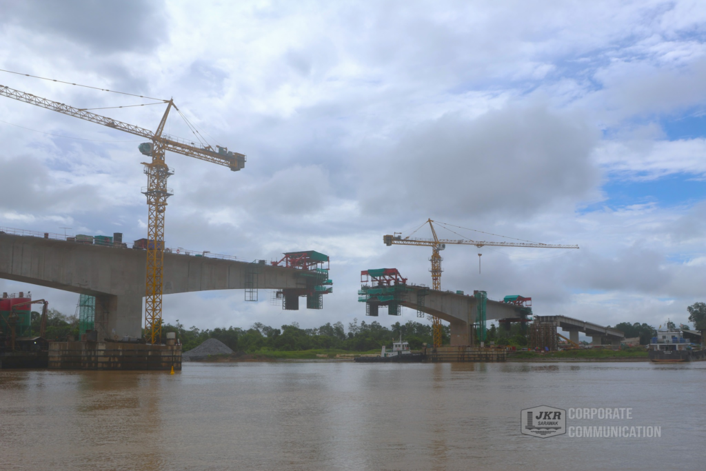 Jambatan Marudi Sepanjang 650 Meter Kini Siap 73 Peratus