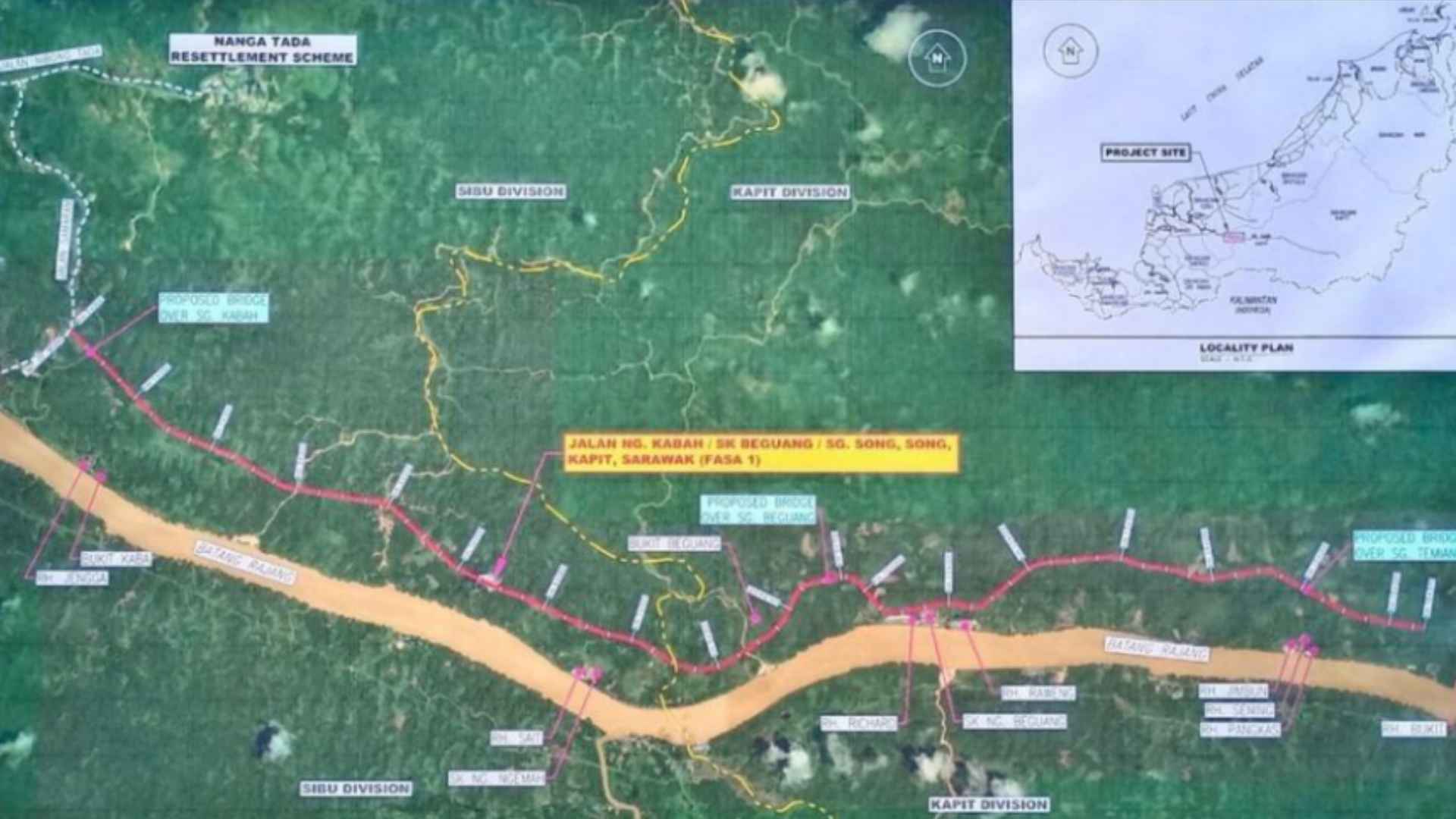 Laluan Alternatif Hubungkan Sibu-Kapit Sejauh 66 KM Bakal Dibina Laluan Alternatif Hubungkan Sibu-Kapit Sejauh 66 KM Bakal Dibina
