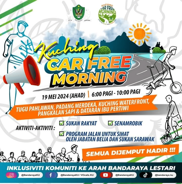 Car Free Morning Kini Kembali Di Pangkalan Sapi Dan Dataran Ibu Pertiwi ...