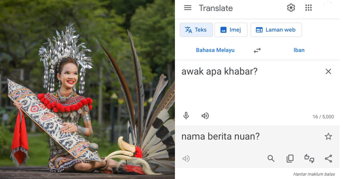 Semua Boleh Jaku Iban, Bahasa Iban Kini Tersedia Dalam Google Translate