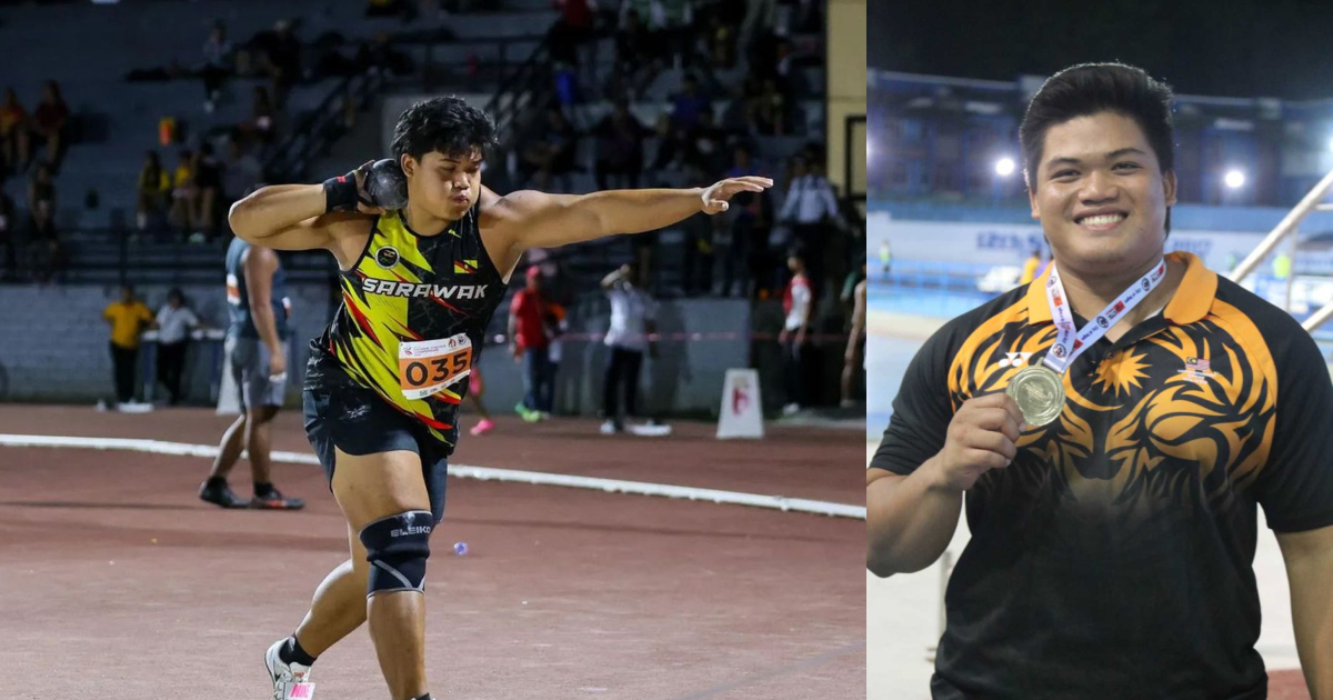 Kenali Jonah Chang Rigan, Atlet Kelahiran Sarikei Pecah Rekod Lontar Peluru Kebangsaan