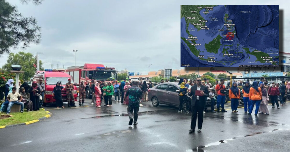 [TERKINI] Gempa Bumi Di Mindanao, Situasi Cemas Gegaran Dirasai Di Sabah