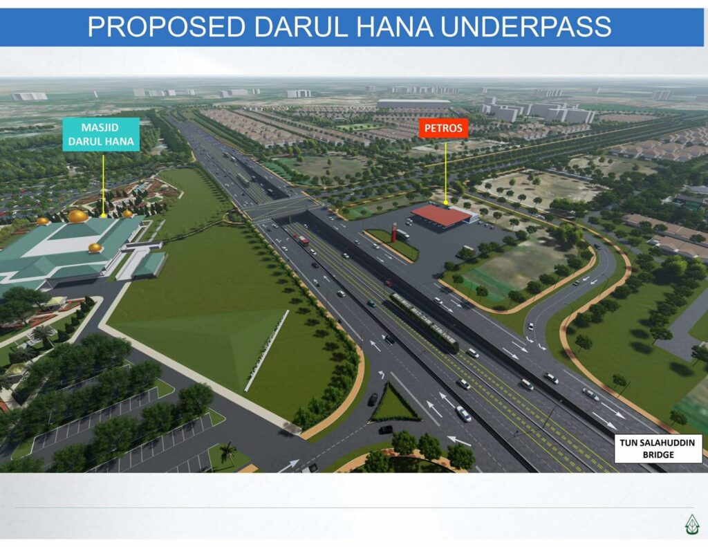 Projek Underpass Darul Hana Bakal Mula September 2024
