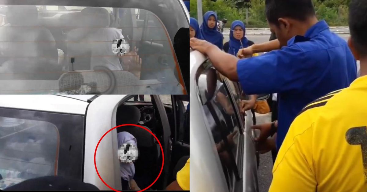 Kanak-Kanak Perempuan Terperangkap Dalam Kereta Di Mydin Samariang Berjaya Diselamatkan