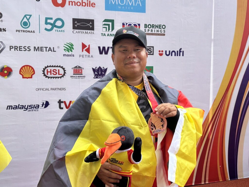 Andy Lau Sie Hui Pecah Rekod Para SUKMA 2024, Peroleh Emas Kelima Untuk Sarawak