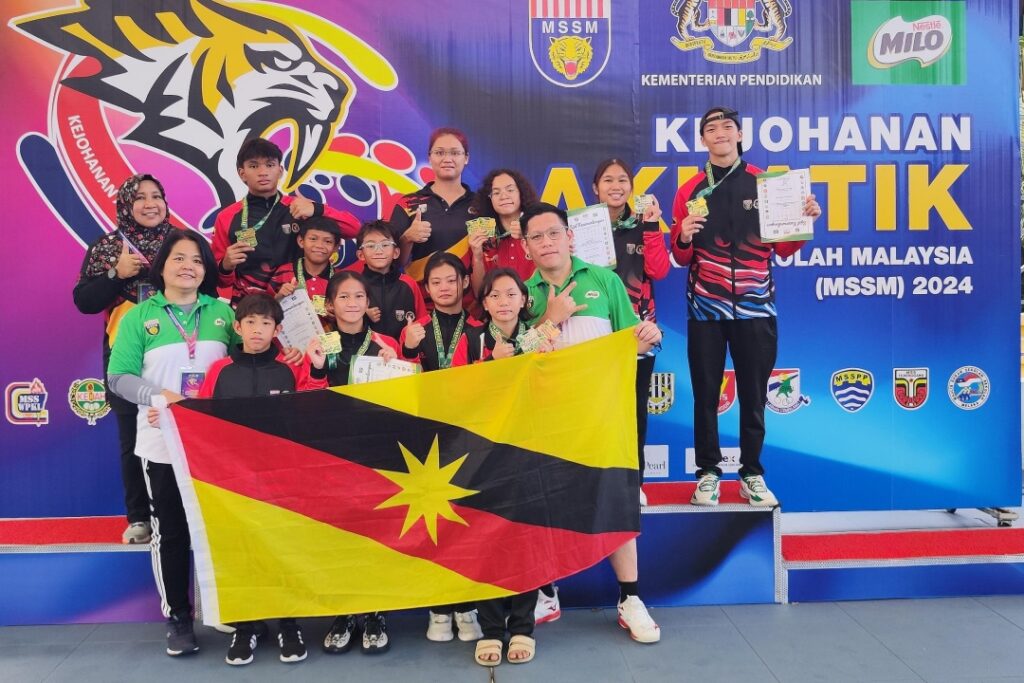 Sarawak Ungguli Kejohanan Terjun MSSM 2024, Raih 15 Pingat