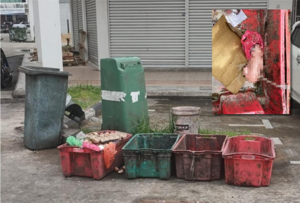 Bayi Baru Lahir Ditemui Dalam Besen Sampah Di Jalan Tong Sang Sibu