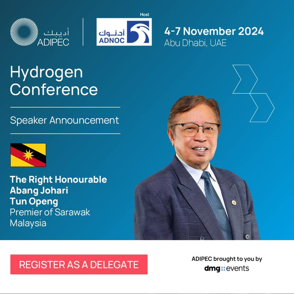 Premier Sarawak Dijemput Berucap Di Persidangan Tenaga Terbesar Dunia ...