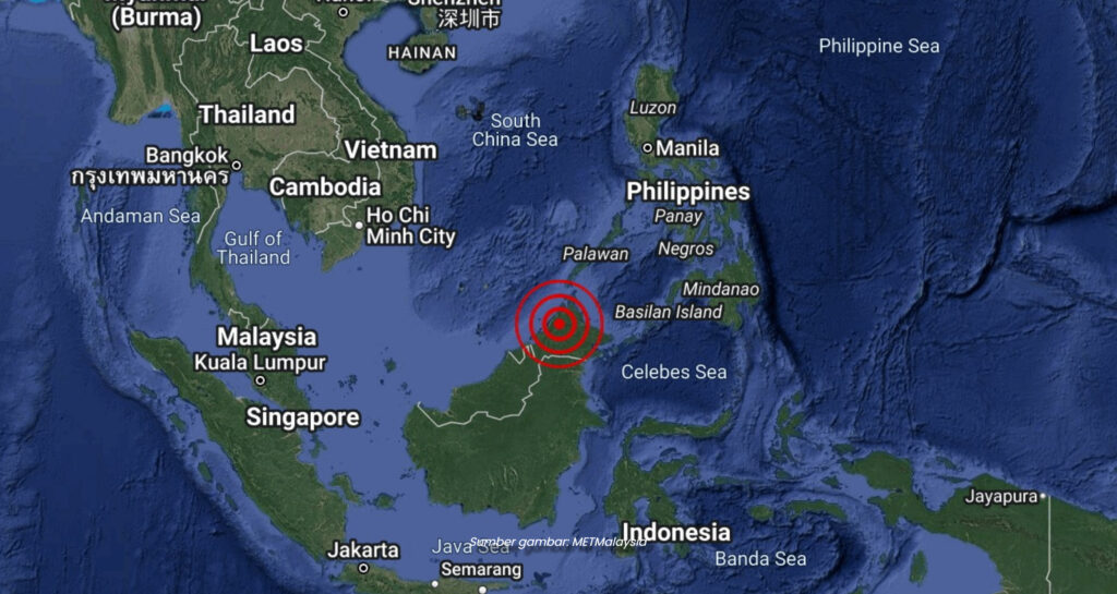 [TERKINI] Sabah Alami Gegaran Lemah Gempa Bumi Dua Hari Berturut-Turut