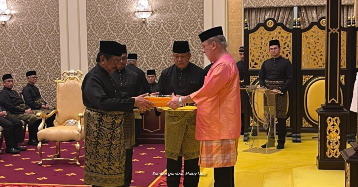 [TERKINI] Tan Sri Musa Aman Dilantik Yang Dipertua Negeri Sabah Ke-11