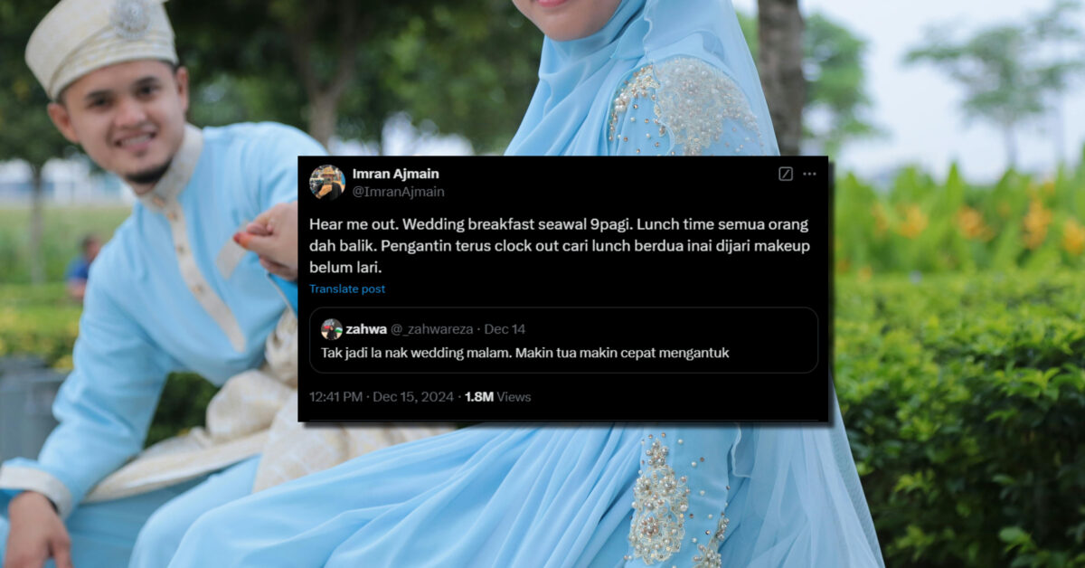 Tradisi Orang Sarawak Buat Majlis Kahwin Pagi Jadi Tumpuan Netizen