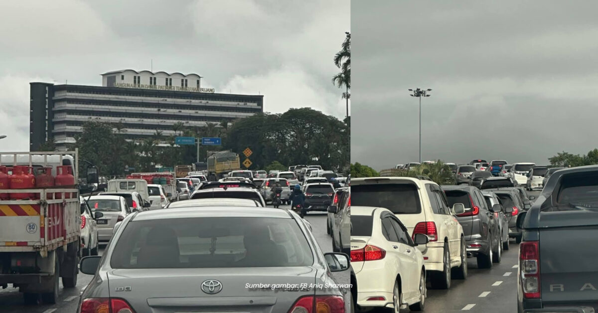 Beberapa Jalan Di Kuching Alami Kesesakan Luar Biasa Hari Ini