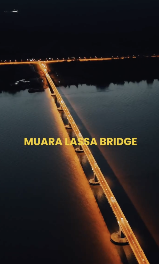 Netizen Teruja Dapat Guna Jambatan Muara Lassa Buat Kali Pertama