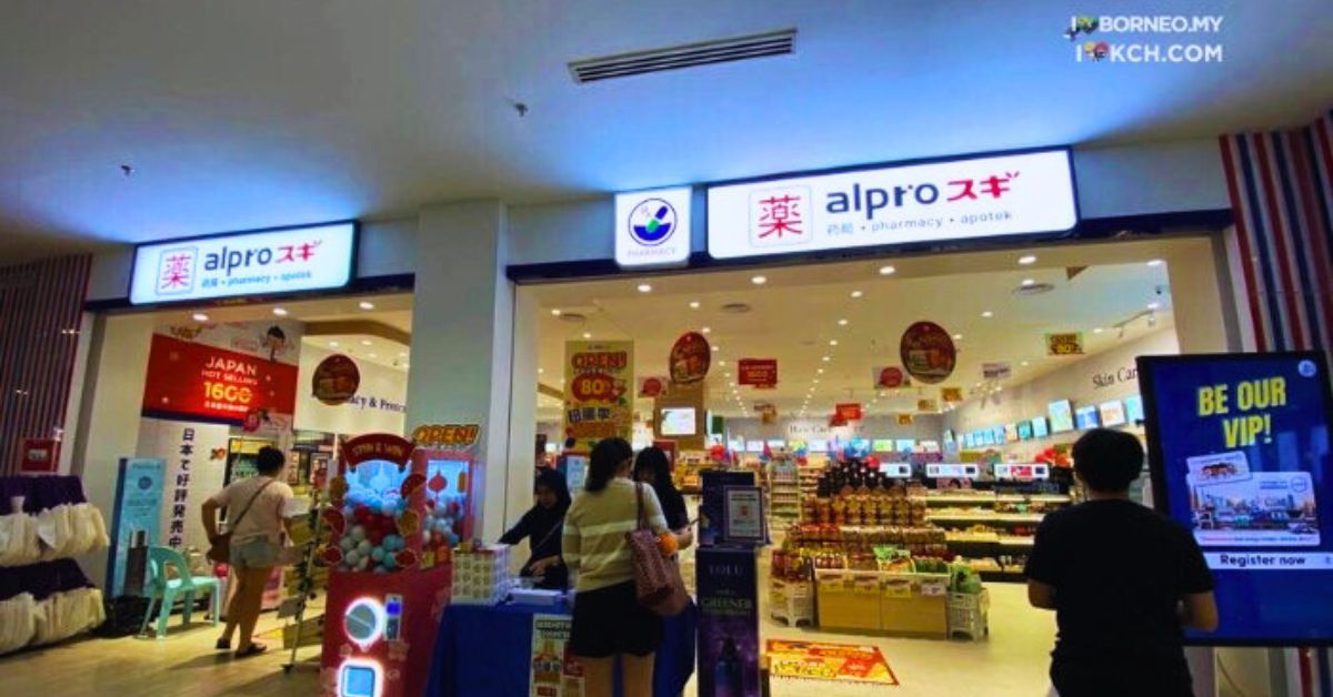Pertama Di Borneo, Alpro Sugi スギ Pharmacy Kini Dibuka Di Kuching