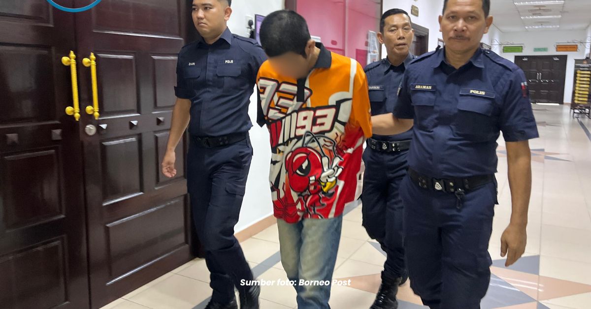 Rogol Anak Kandung 13 Tahun, Bapa Dipenjara 57 Tahun Dan 10 Sebatan Di Lundu