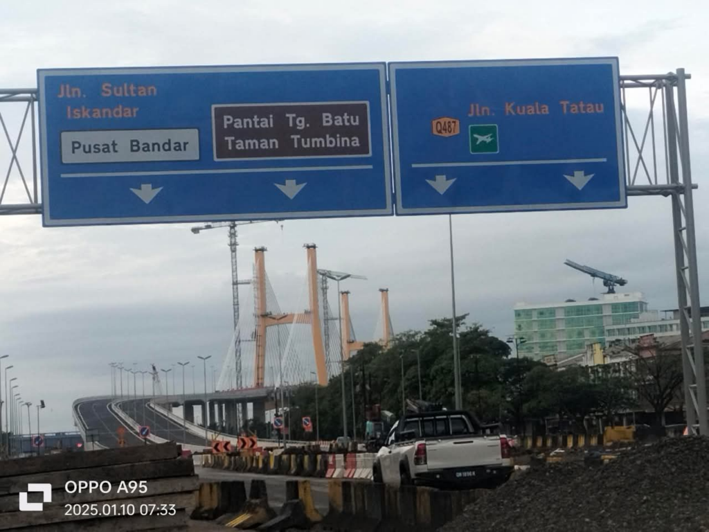 Ini Perkembangan Terkini Jambatan Ikonik Di Bintulu-Jepak