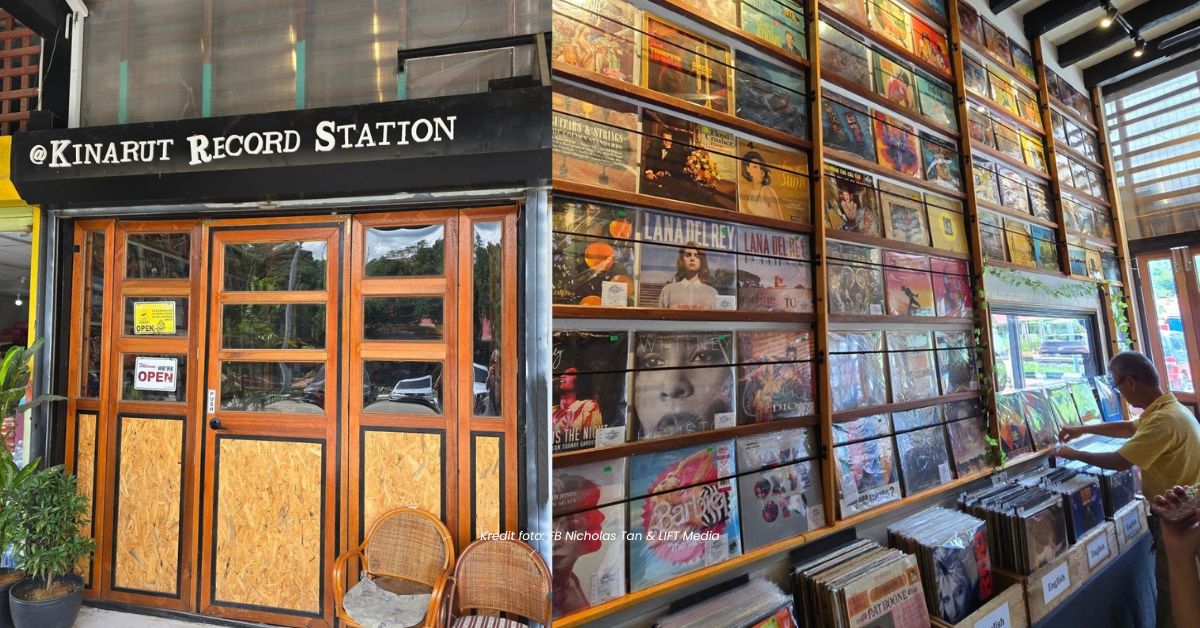 Kinarut Record Station, Lubuk Buat Peminat Piring Hitam Retro di Papar Sabah