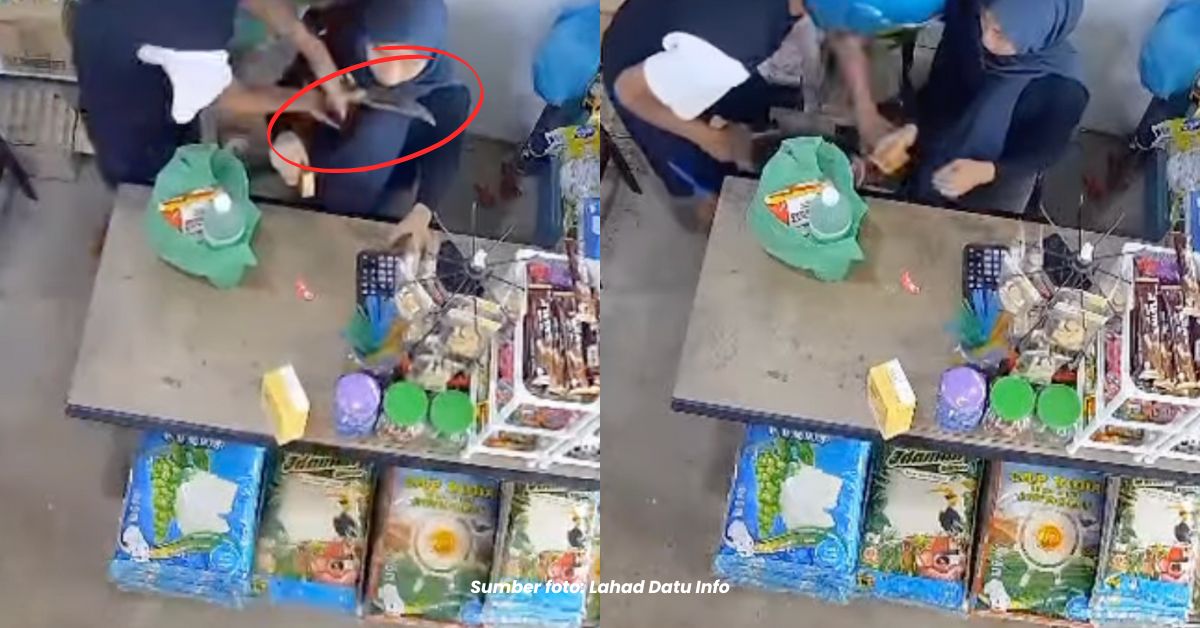 Tular Di Media Sosial, Rakaman CCTV Rompakan Bersenjata Parang Di Kedai ...