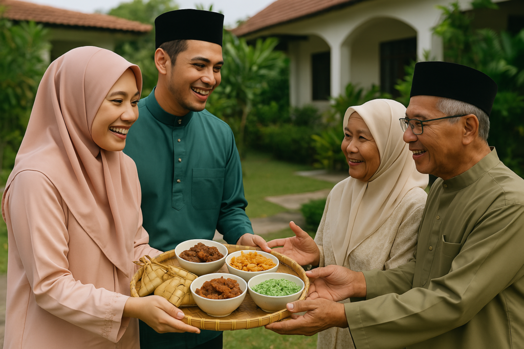 Kenali Tradisi Munjung, Hantar Juadah Raya Ke Rumah Jiran