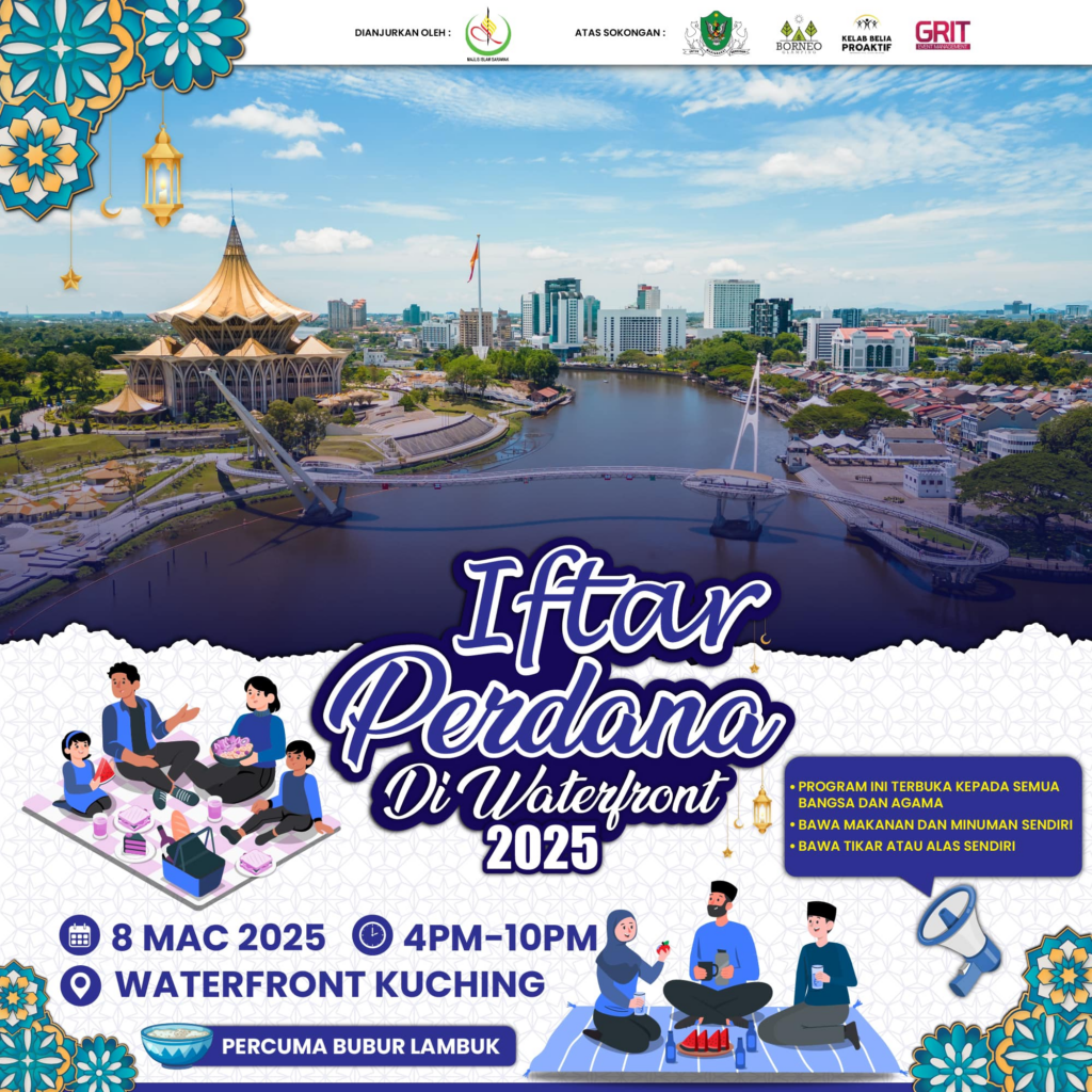 Iftar Perdana Dianjurkan Di Square Tower Waterfront Kuching, 8 Mac Ini