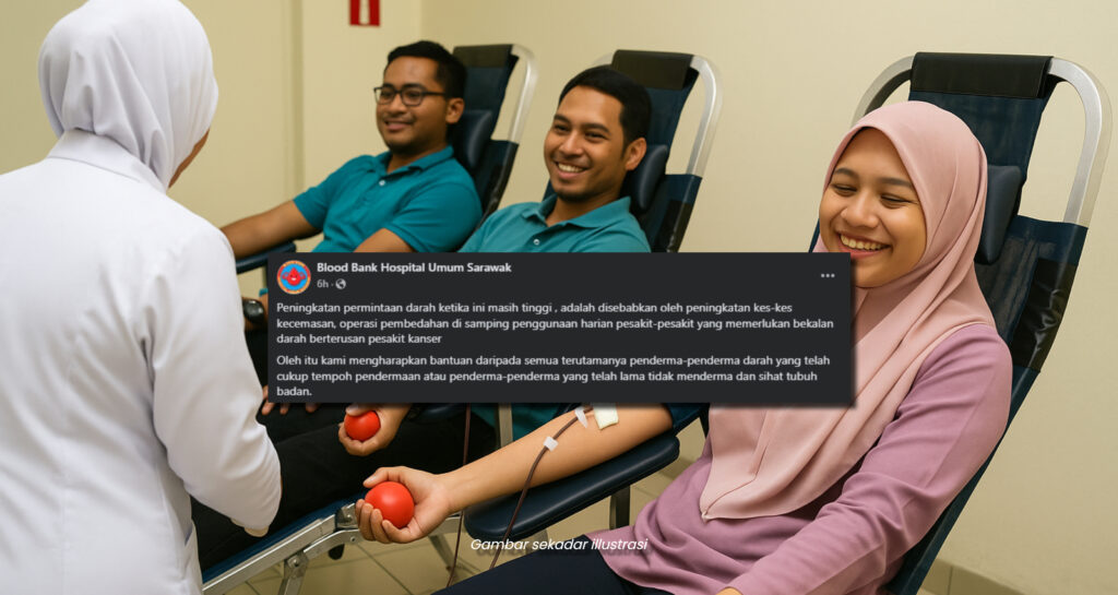Bekalan Darah Semakin Kritikal, Hospital Umum Sarawak Seru Bantuan Derma Darah
