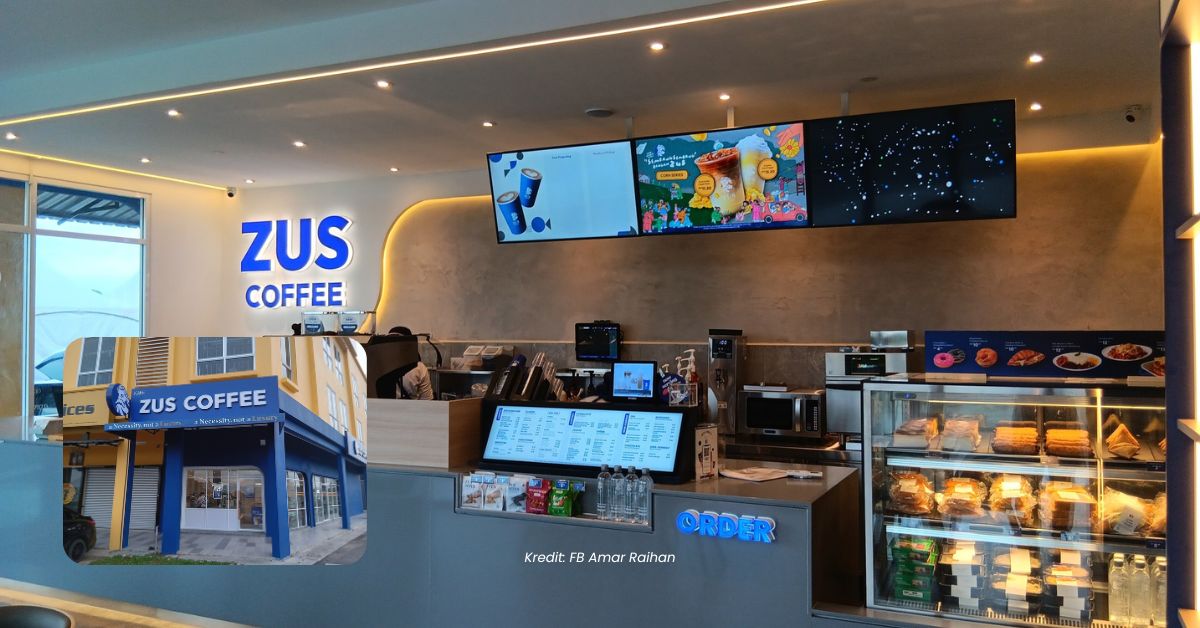 ZUS Coffee Cawangan Sri Aman Sudah Dibuka